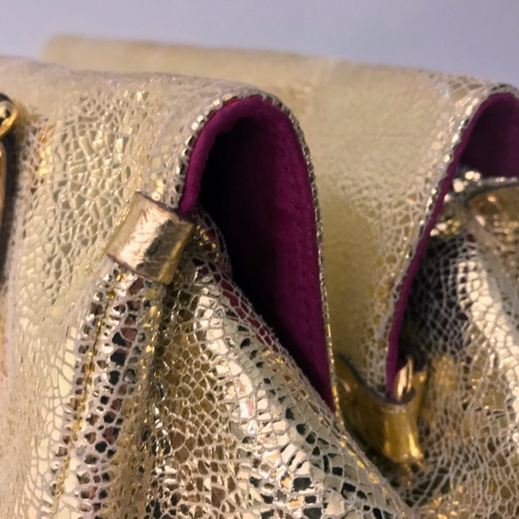 kate spade | Bags | Kate Spade Gold Metallic Large Satchel Bag | Poshmark